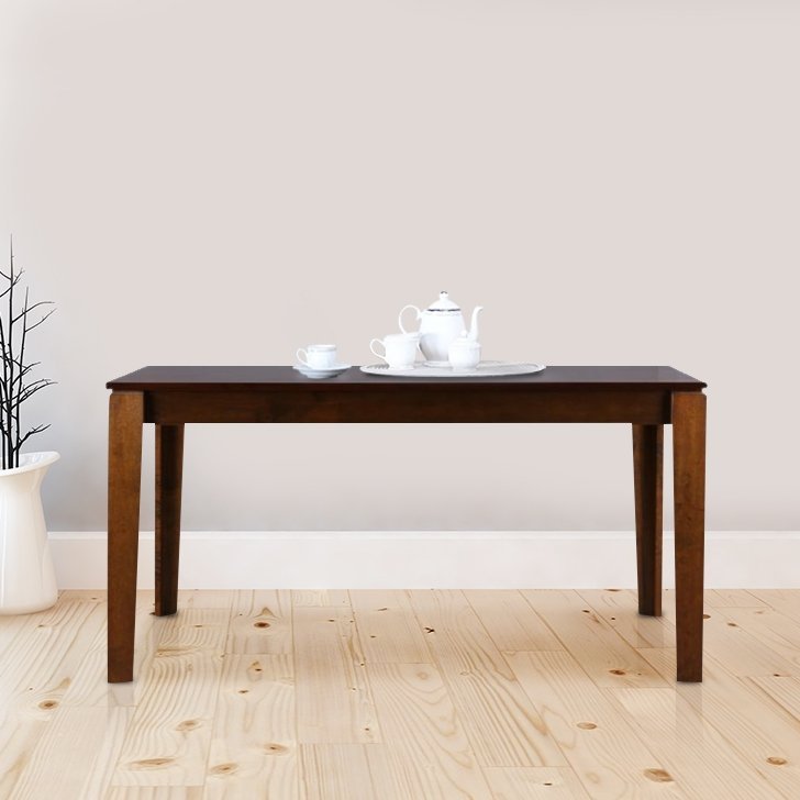 Buy Teak wood 6 Seater Dining Table Online | TeakLab