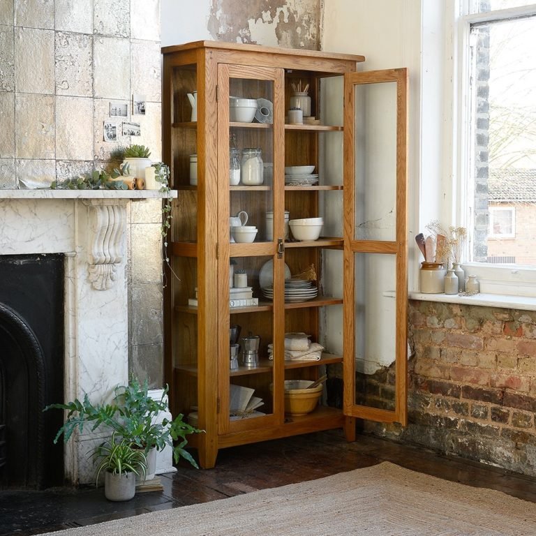 Buy Glass Display Unit Crockery Unit Cabinet Online | TeakLab