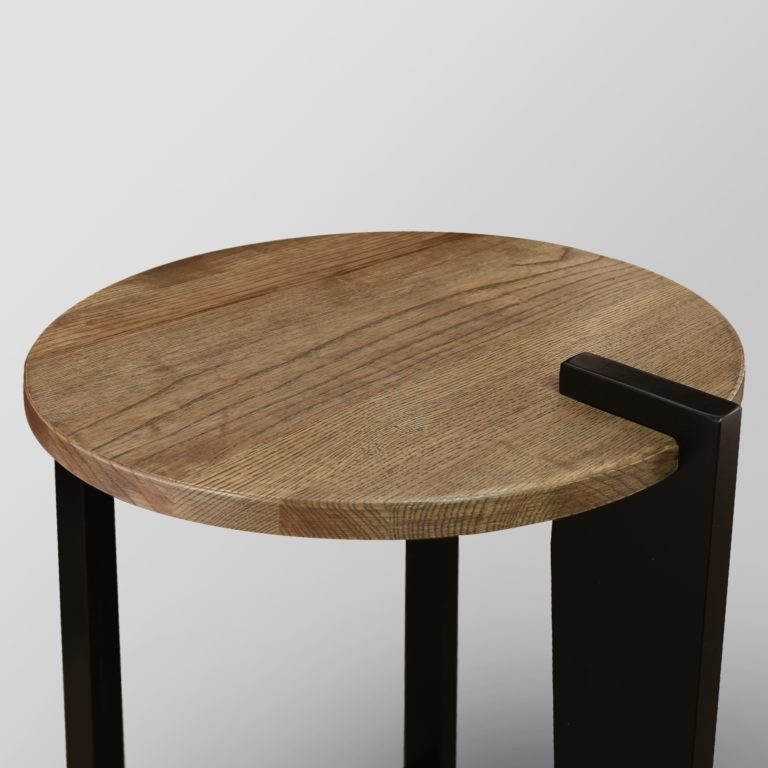Buy Teak Contemporary Round End Table Online | TeakLab