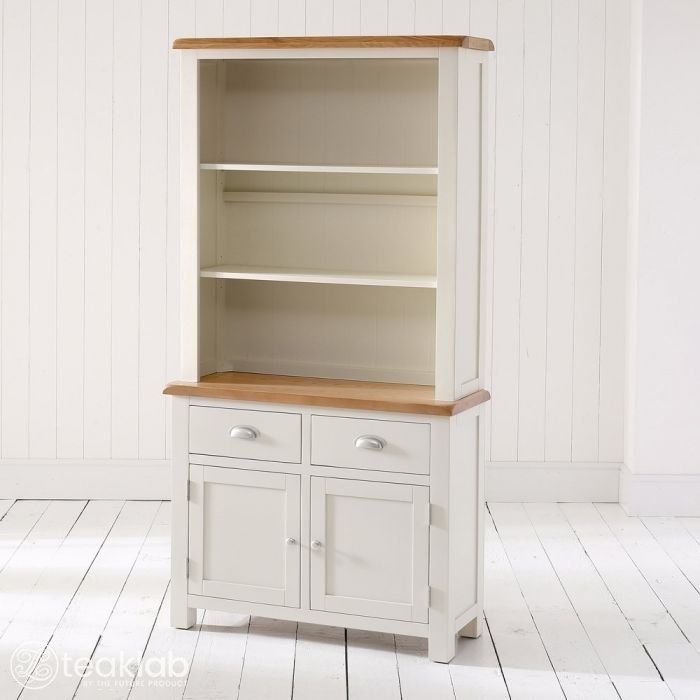 Buy Teak Cream Painted Medium Crockery Unit Online | TeakLab