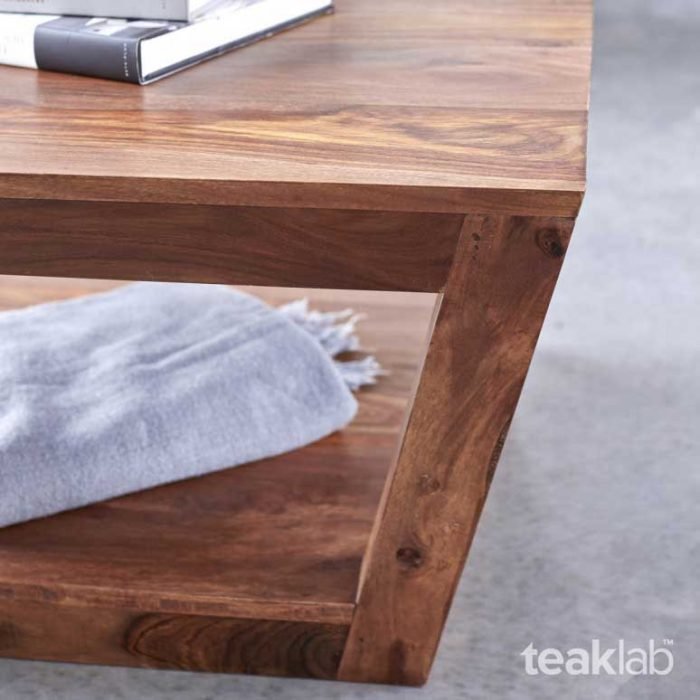 Buy Coffee Table in Solid Teak With Clean Lines Online | TeakLab