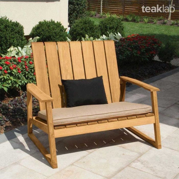 Teak Wood Outdoor Cozy Seat Bench – TeakLab